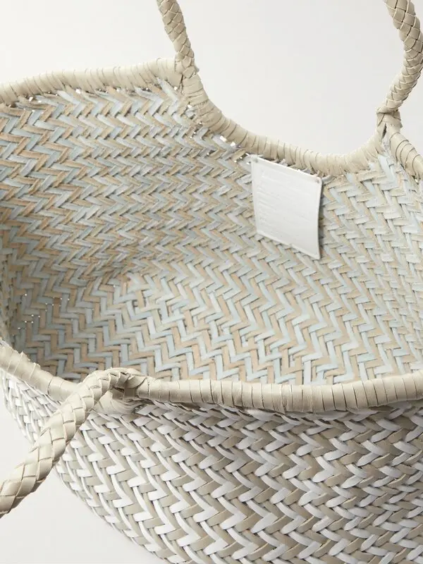 Dragon Diffusion Nantucket Large Woven Leather Tote