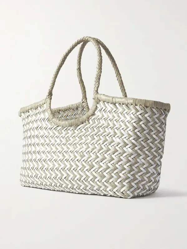Dragon Diffusion Nantucket Large Woven Leather Tote