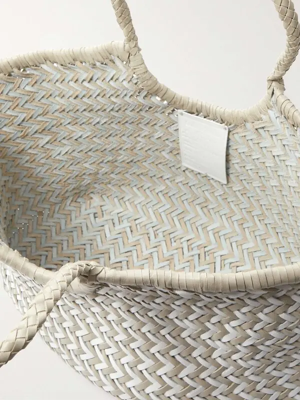 Dragon Diffusion Nantucket Large Woven Leather Tote