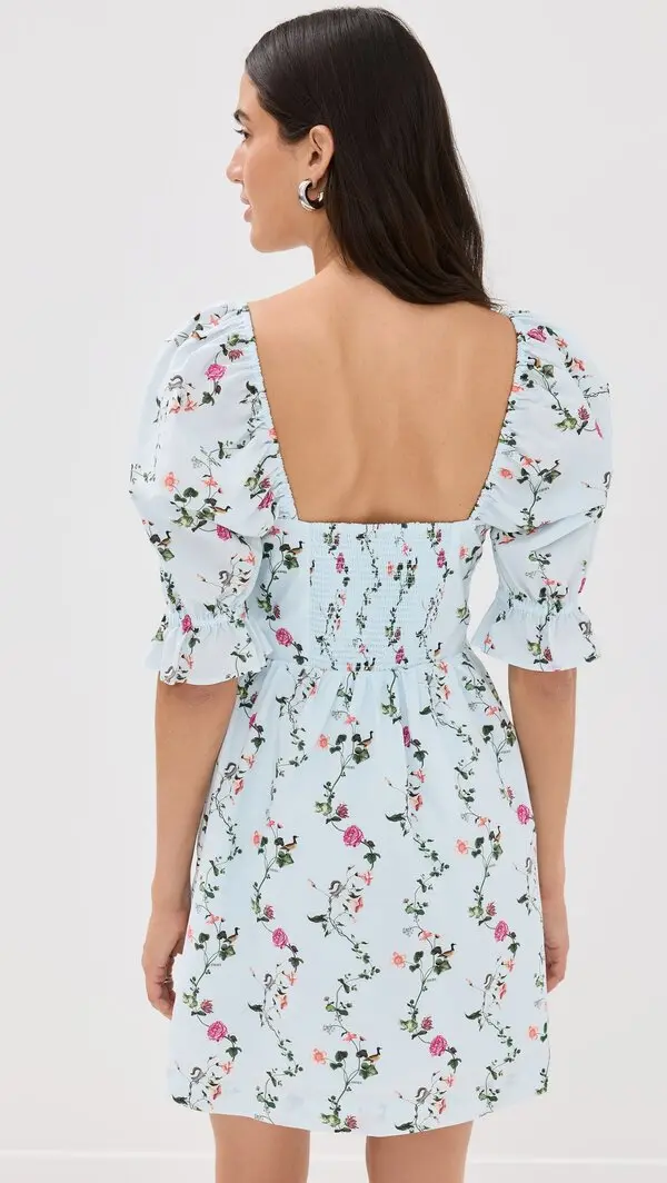 open lace back dress Carlita Mini Dress White main image 0
