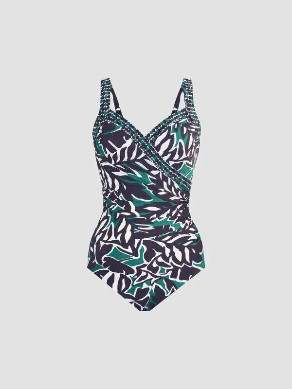 Miraclesuit Palma Verde Sanibel Draped One-piece Swimsuit