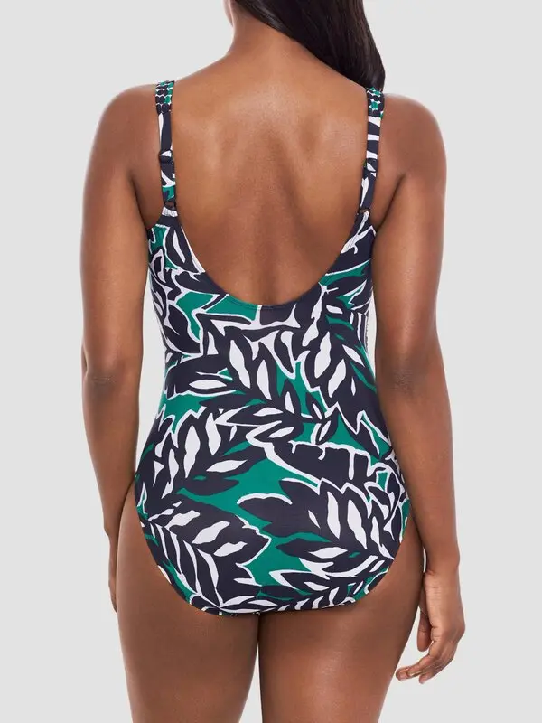 Miraclesuit Palma Verde Sanibel Draped One-piece Swimsuit