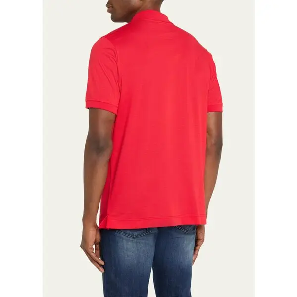 Kiton Cotton Pique Polo Shirt