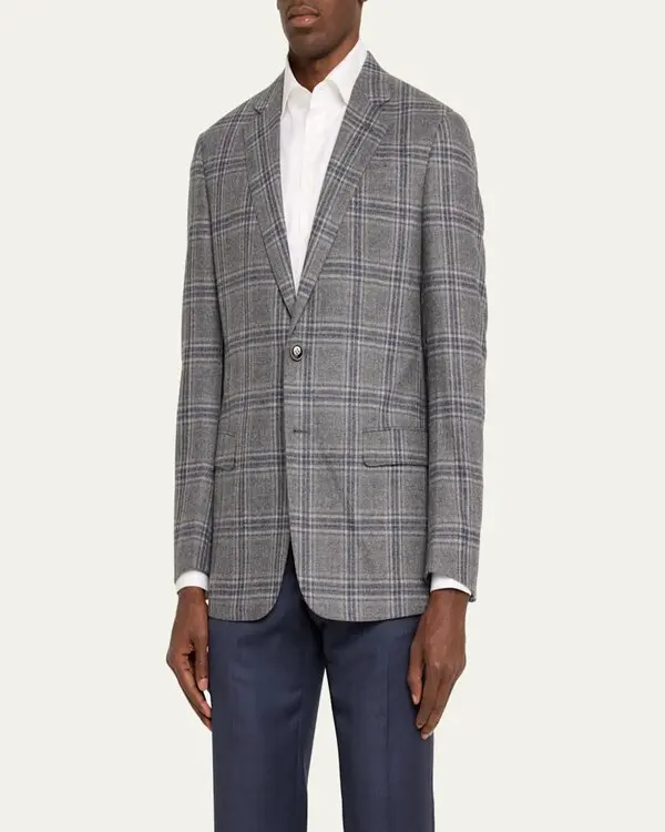Giorgio Armani Soft Plaid Sport Coat