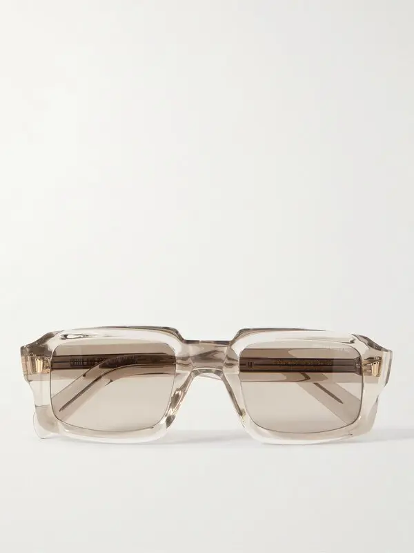 CUTLER AND GROSS Rectangle-frame Sunglasses - Neutrals