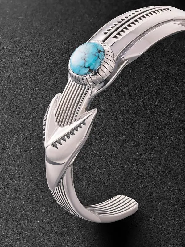 JACQUES MARIE MAGE Natrona And Turquoise Cuff