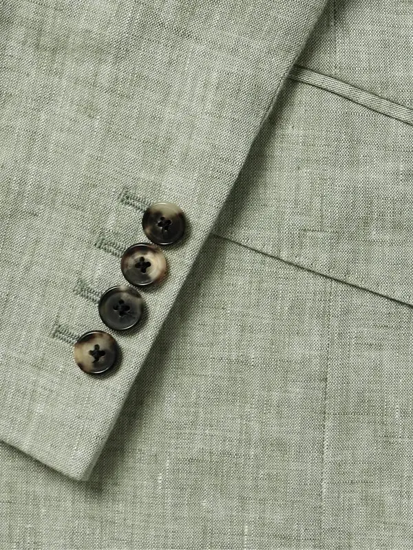 Kingsman Double-breasted Linen Suit Jacket