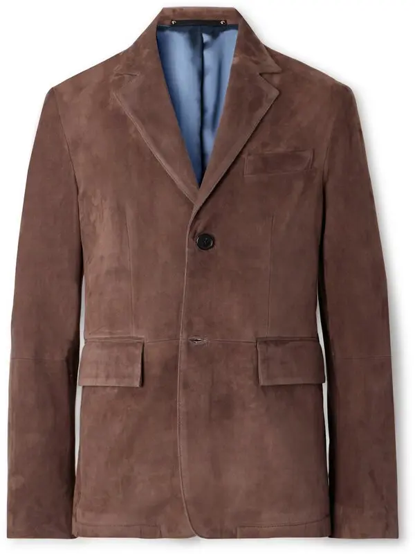 Paul Smith Suede Blazer - Brown