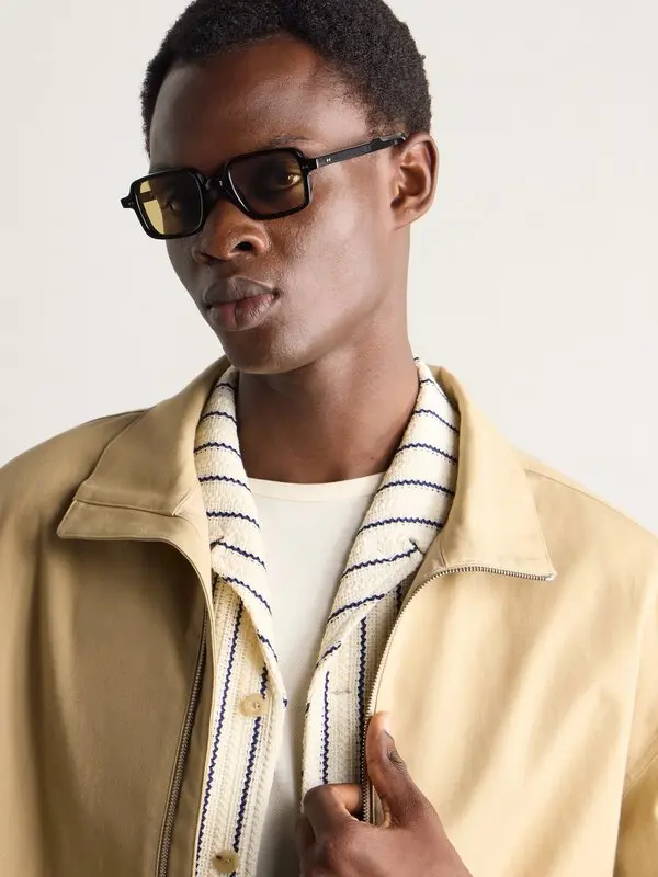 CUTLER AND GROSS Rectangle-frame Sunglasses