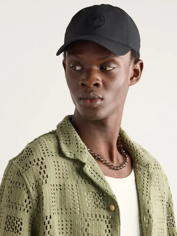 Frescobol Carioca Logo-appliquéd Baseball Cap - Black