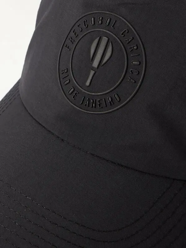 Frescobol Carioca Logo-appliquéd Baseball Cap - Black