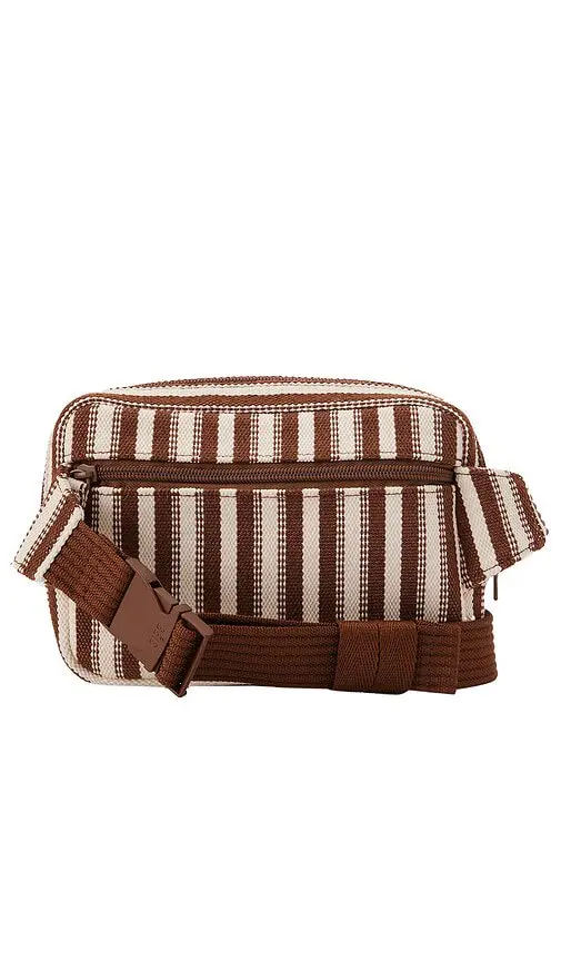 BEIS The Summer Stripe Belt Bag - Maple
