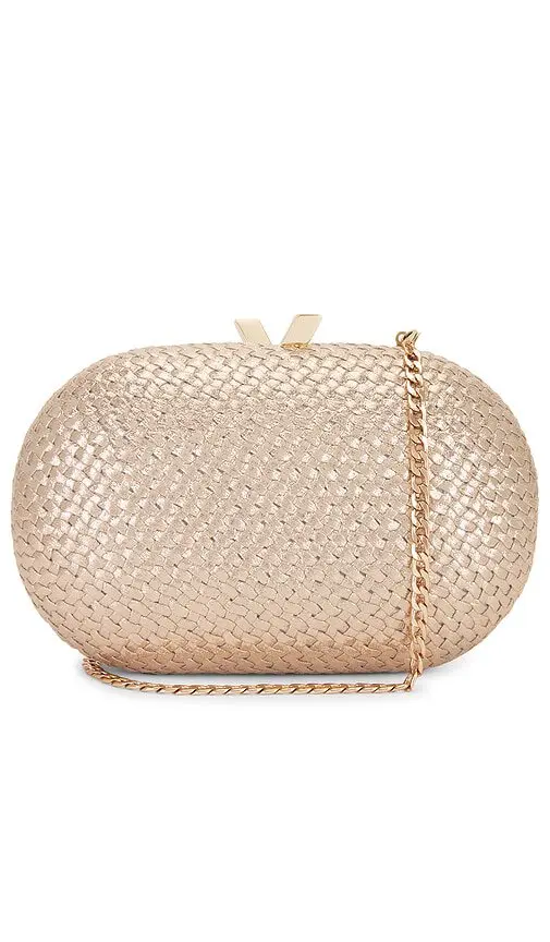 OLGA BERG Lucia Oval Clutch