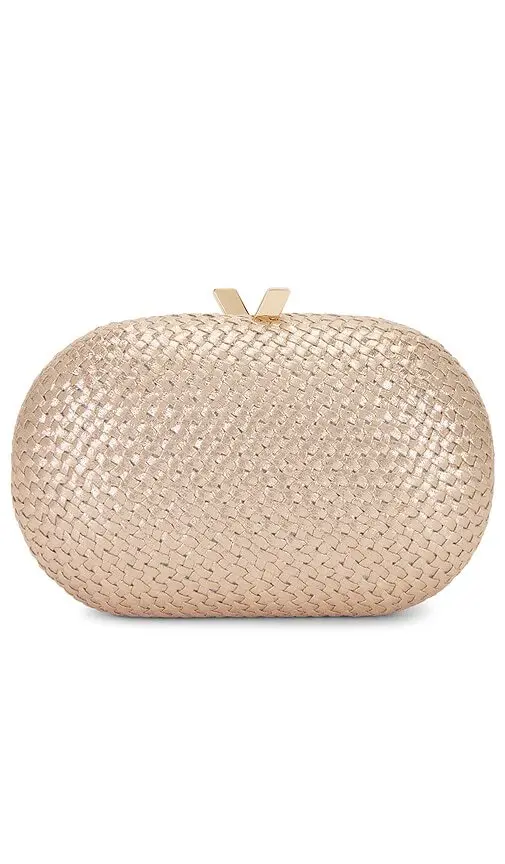 OLGA BERG Lucia Oval Clutch