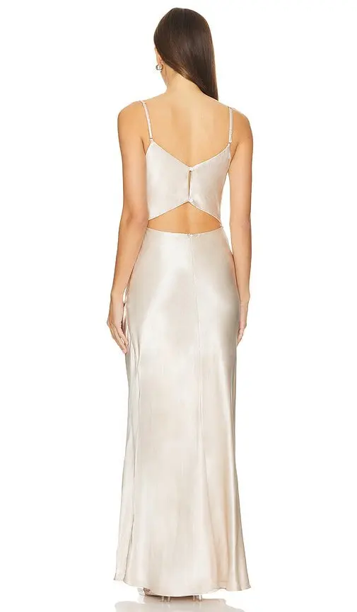 knee length dresses for ladies Ivory Margaux Maxi Dress