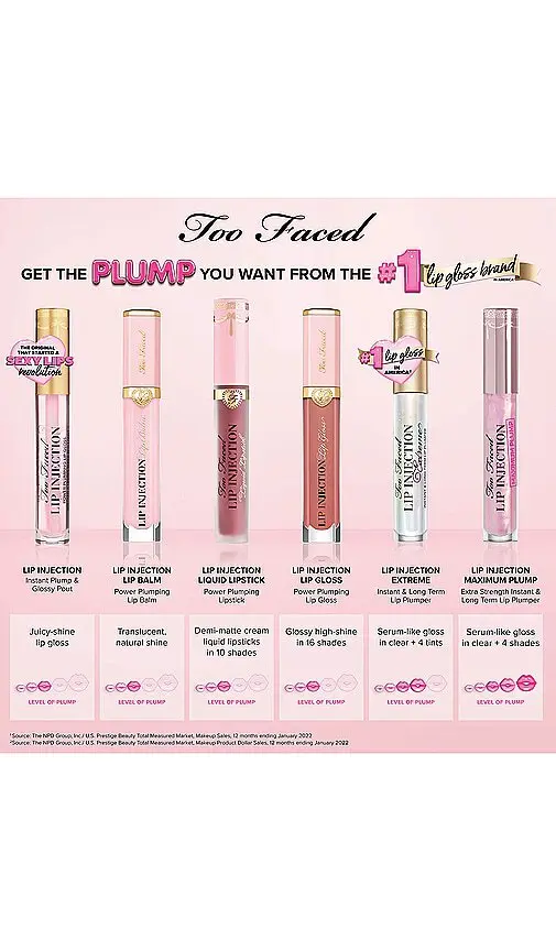 TOO FACED Lip Injection Maximum Plump Extra Strength Lip Plumper - Yummy Bear
