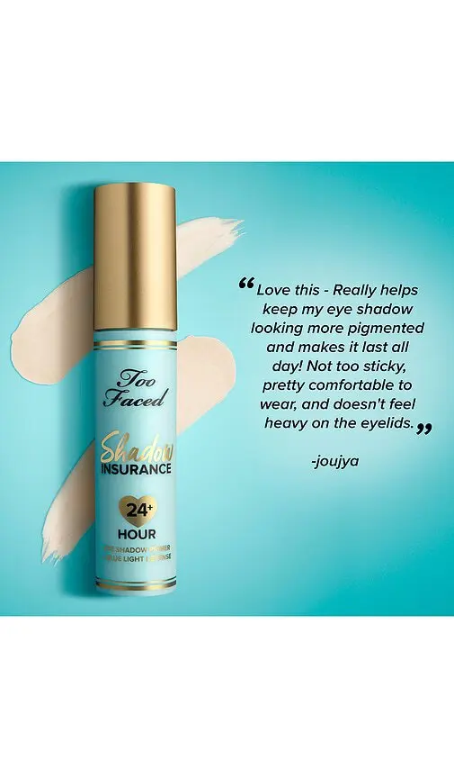 TOO FACED Shadow Insurance 24-hour Eyeshadow Primer In White