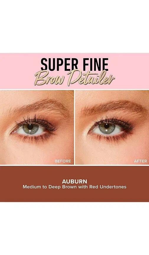 TOO FACED Super Fine Brow Detailer Eyebrow Pencil - Auburn