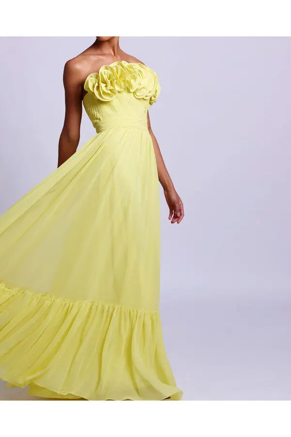 open lace back dress Davina Green Lace Detail Maxi Dress with Pleated Skirt – Frock and Frill
