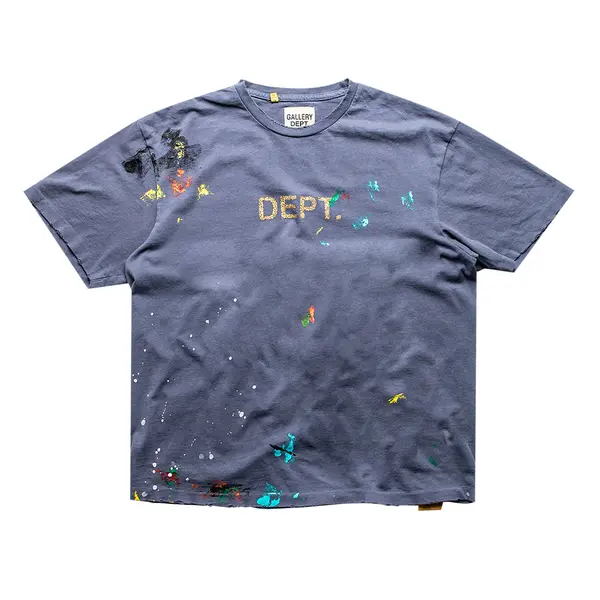 GALLERY DEPT. Logo Painted Tee - Blue