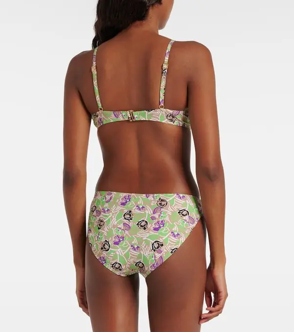 Tory Burch Floral Bikini Top - Multicoloured