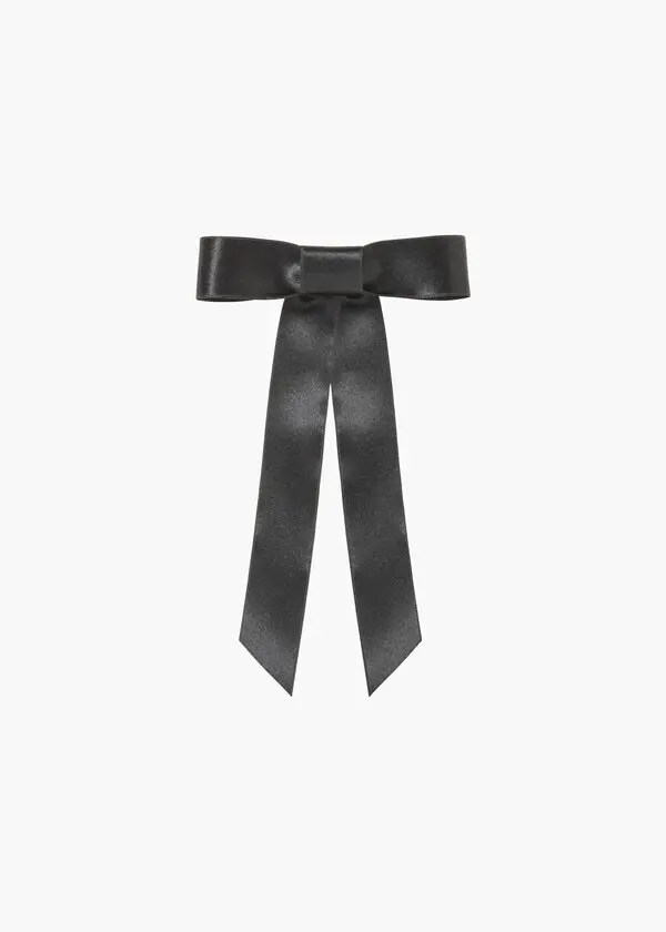 JENNIFER BEHR Sasha Bow Barrette - Black