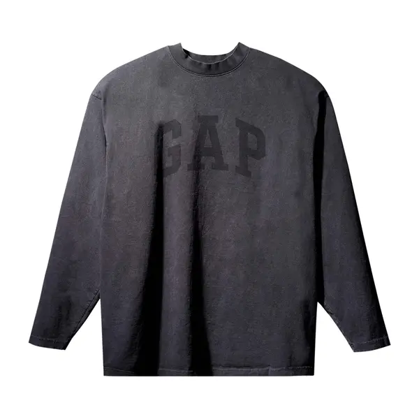Yeezy Engineered Balenciaga Dove Long-sleeve Tee 'washed - Black