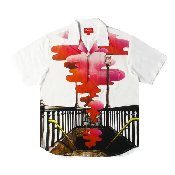 Supreme The Velvet Underground Rayon Shirt - White