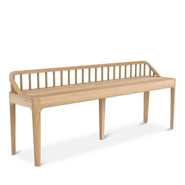 ETHNICRAFT Spindle Bench - Oak
