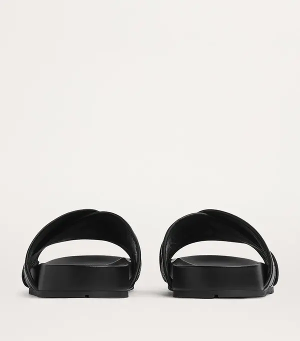 Bottega Veneta Leather Intrecciato Tarik Sandals