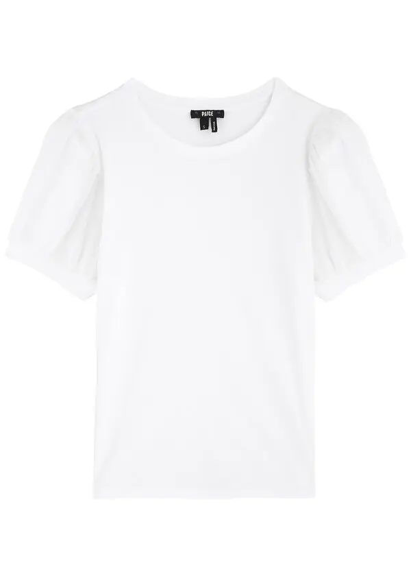 Paige Puff Sleeve Cotton T-shirt