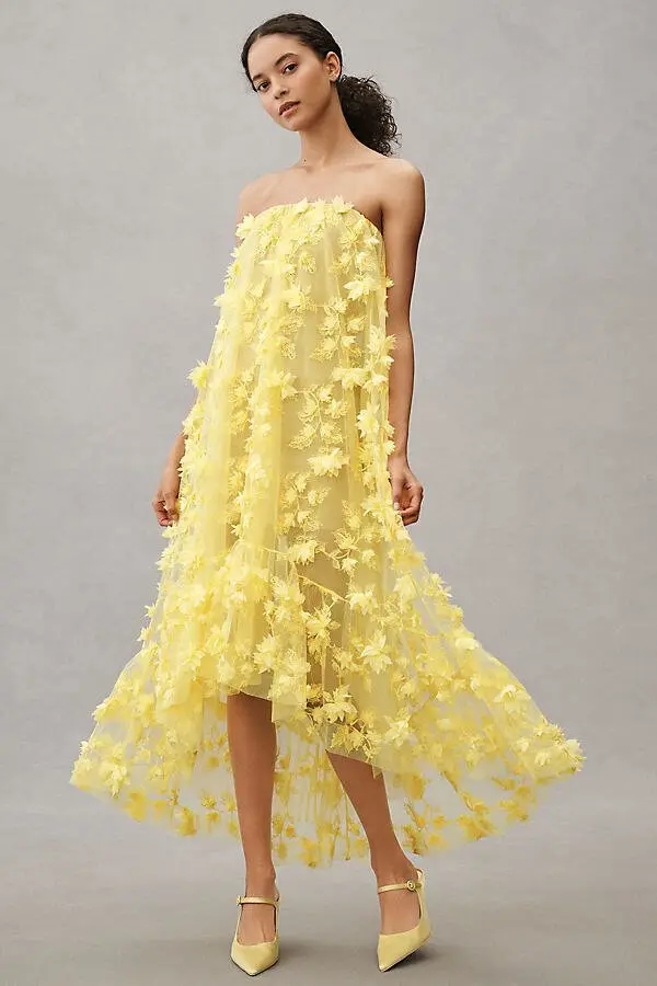HELSI Athena Strapless Midi Gown