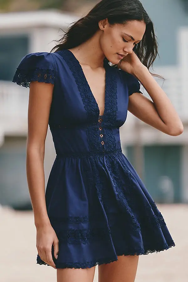 Peixoto Piper Mini Dress - Navy