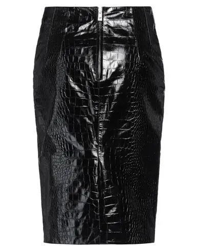 Versace Calfskin Midi Skirt