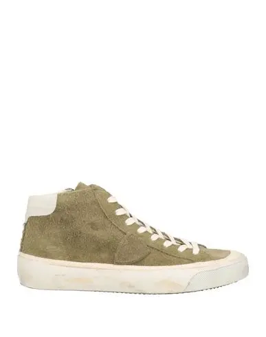 Philippe Model Leather High-top Sneakers - Sage Green