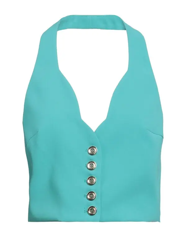Pinko Crepe Crop Top - Blue