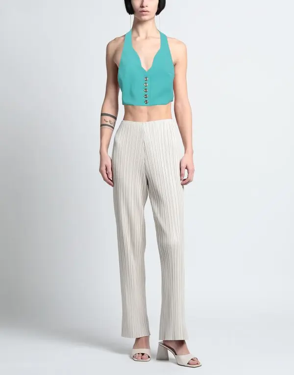 Pinko Crepe Crop Top - Blue