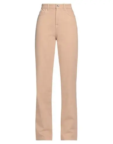 Patrizia Pepe Boot-cut High-waisted Jeans - Beige
