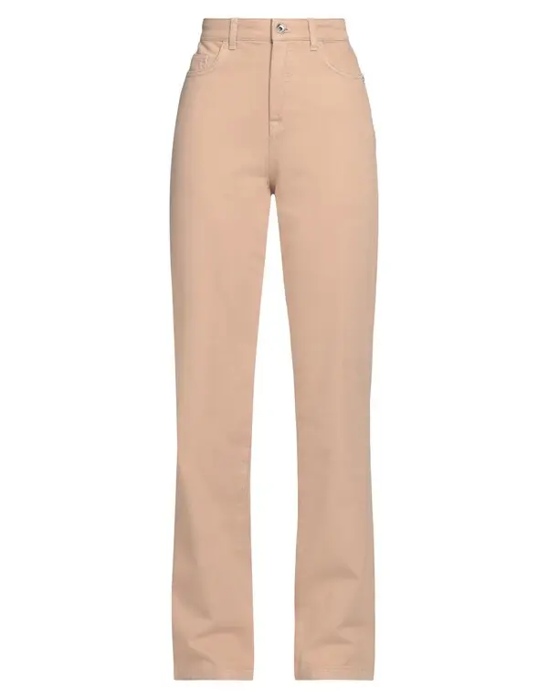 Patrizia Pepe Boot-cut High-waisted Jeans - Beige