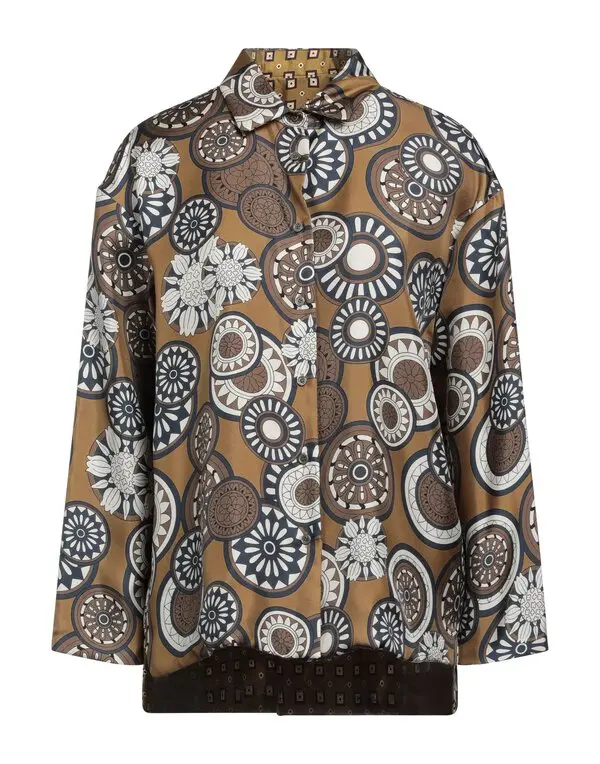 Max Mara Printed Silk Shirt