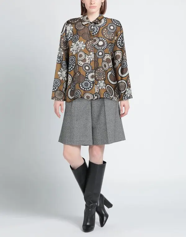 Max Mara Printed Silk Shirt