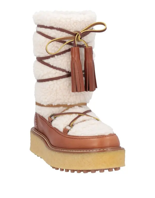 TOD'S Ankle Boots Shearling Leather