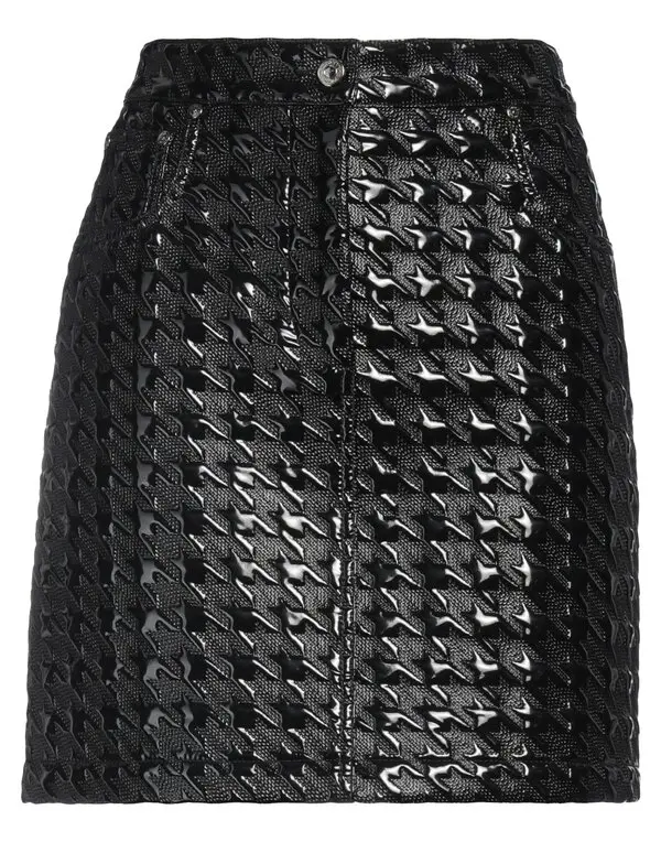 MSGM Mini Skirt With Houndstooth Pattern