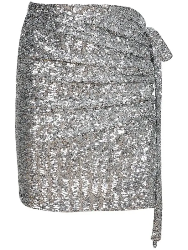 Rabanne Sequinned Miniskirt