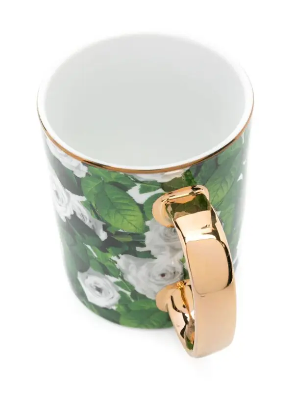SELETTI Roses Porcelain Mug