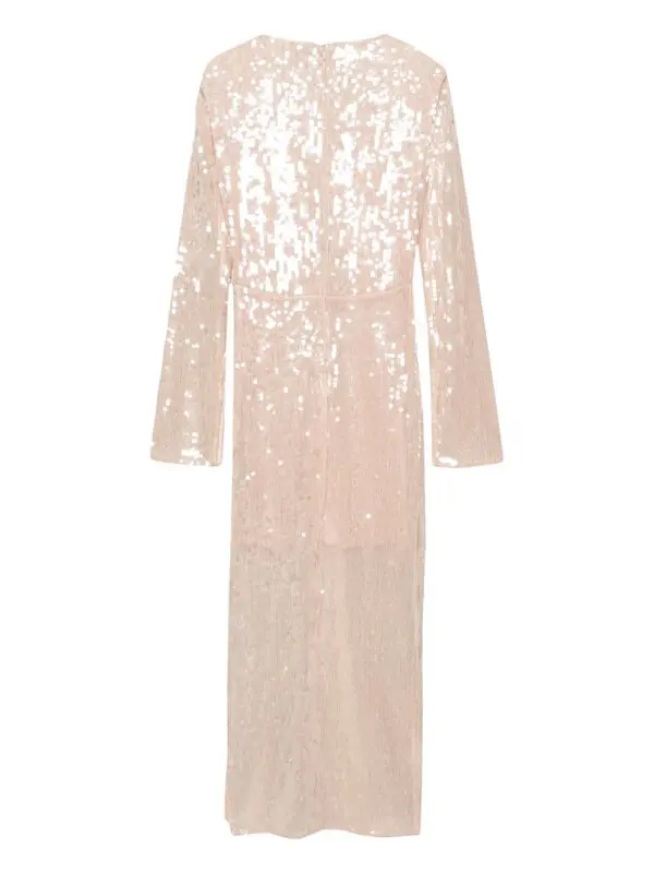 Patrizia Pepe Sequinned V-neck Midi Dress