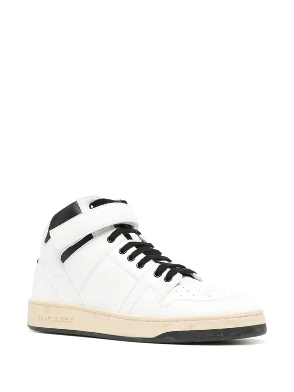 Saint Laurent Lax High-top Sneakers - White