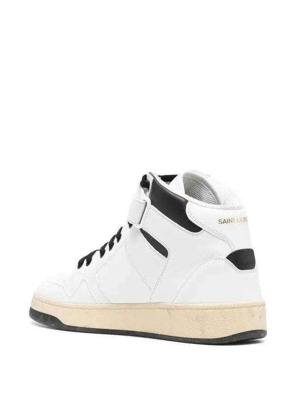 Saint Laurent Lax High-top Sneakers - White