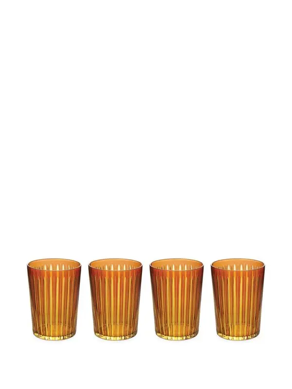 L'Objet Prism Highball Glasses - Orange