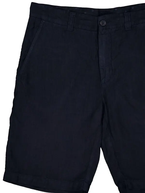 120% Lino Mid-rise Bermuda Shorts